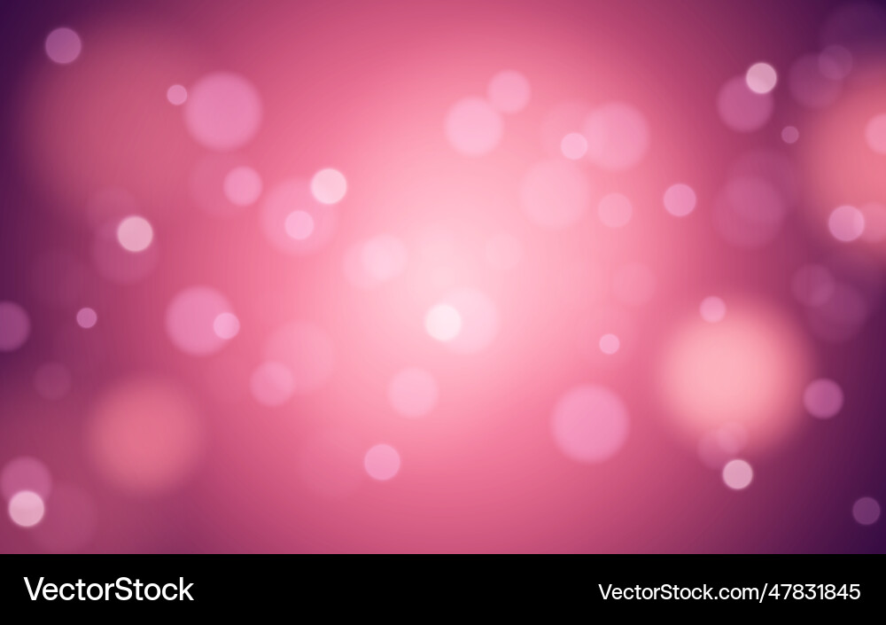 Gentle and cute bokeh soft light backgrounds Vector Image