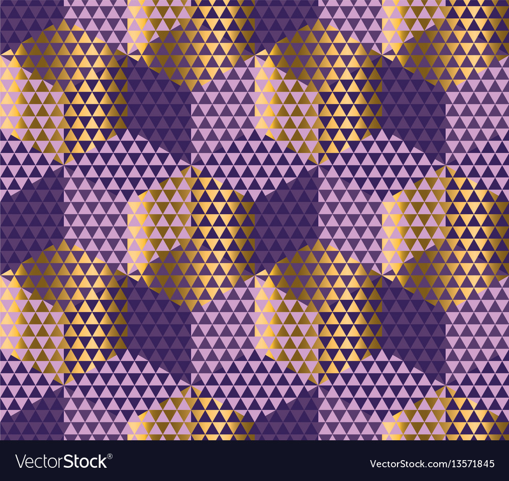 Geometry motif in luxury style seamless pattern Vector Image