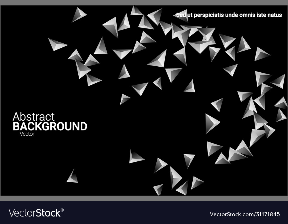 Triangular background Royalty Free Vector Image