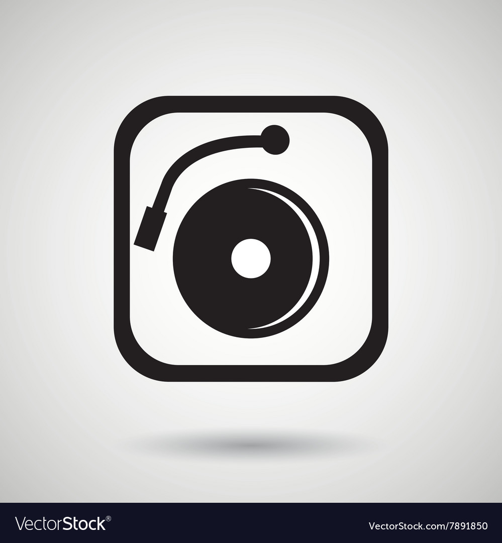 Dj icon design Royalty Free Vector Image - VectorStock