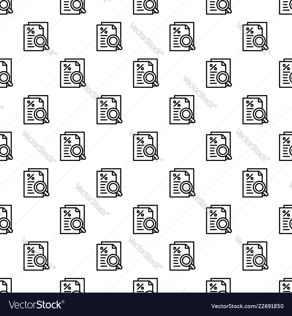 Procent paper pattern seamless Royalty Free Vector Image