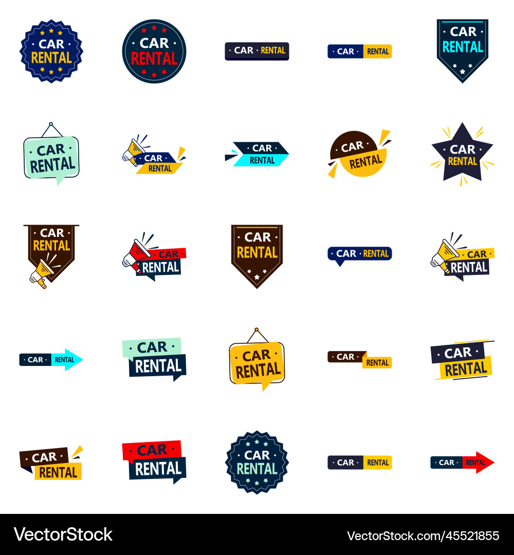 25 modern designs for a refreshed look in your Vector Image