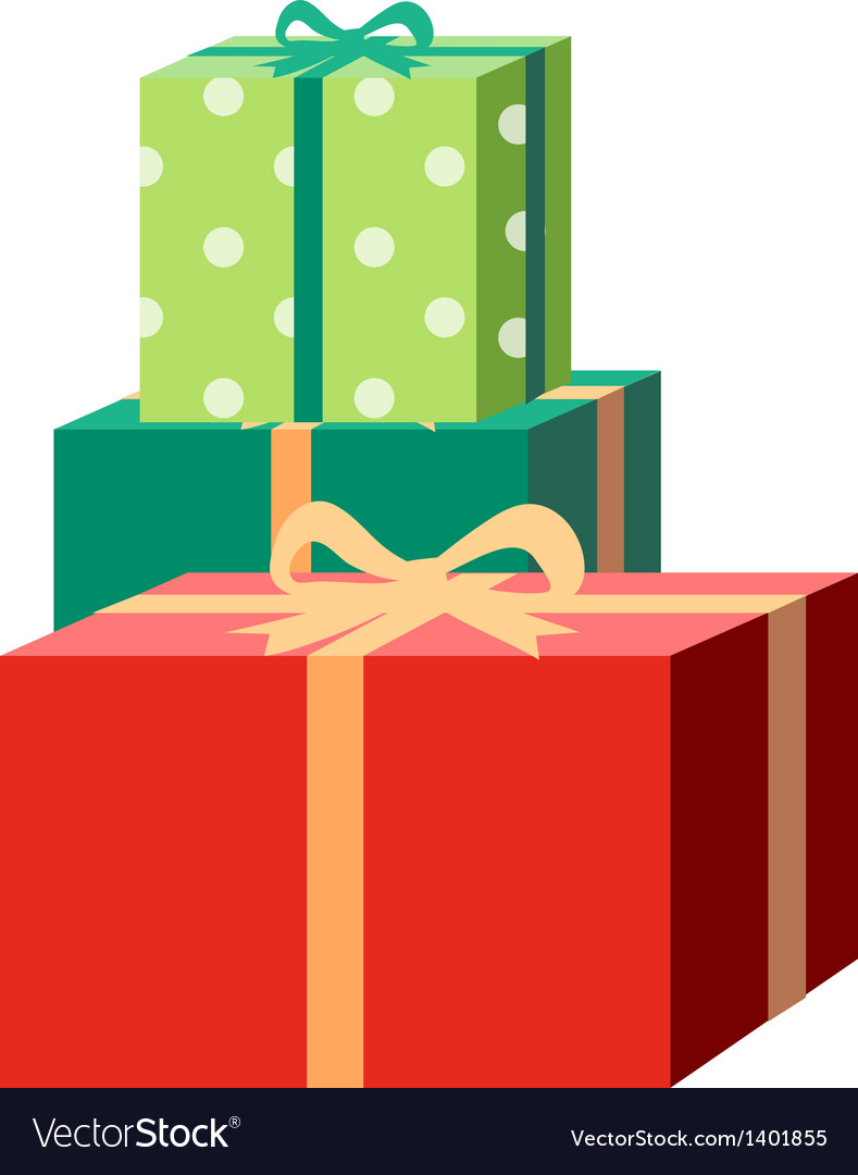 Gift boxes Royalty Free Vector Image - VectorStock