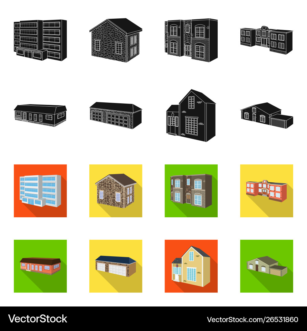 Design facade and housing symbol Royalty Free Vector Image