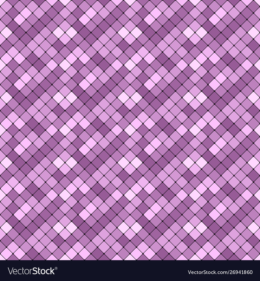 Geometrical Seamless Diagonal Square Pattern Vector Image