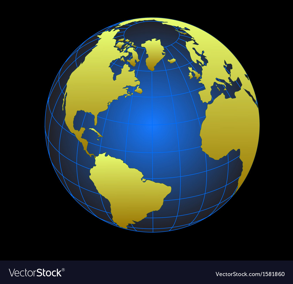 Globe Royalty Free Vector Image - VectorStock