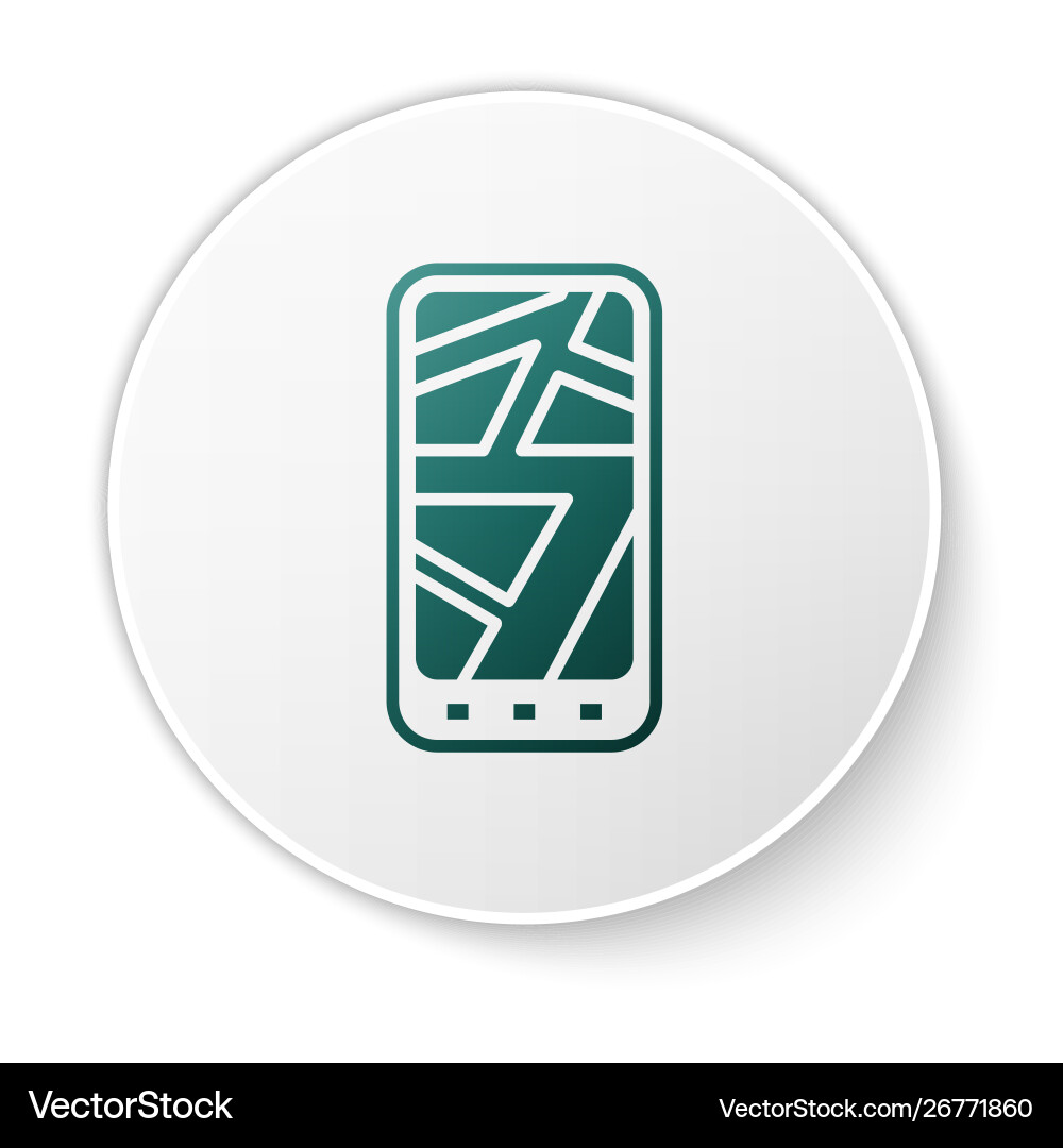 Green infographic city map navigation icon Vector Image