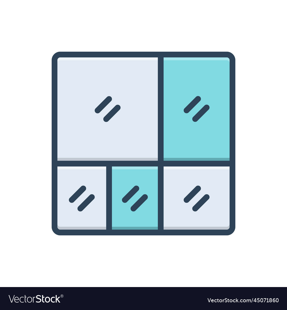 Sections Royalty Free Vector Image - VectorStock