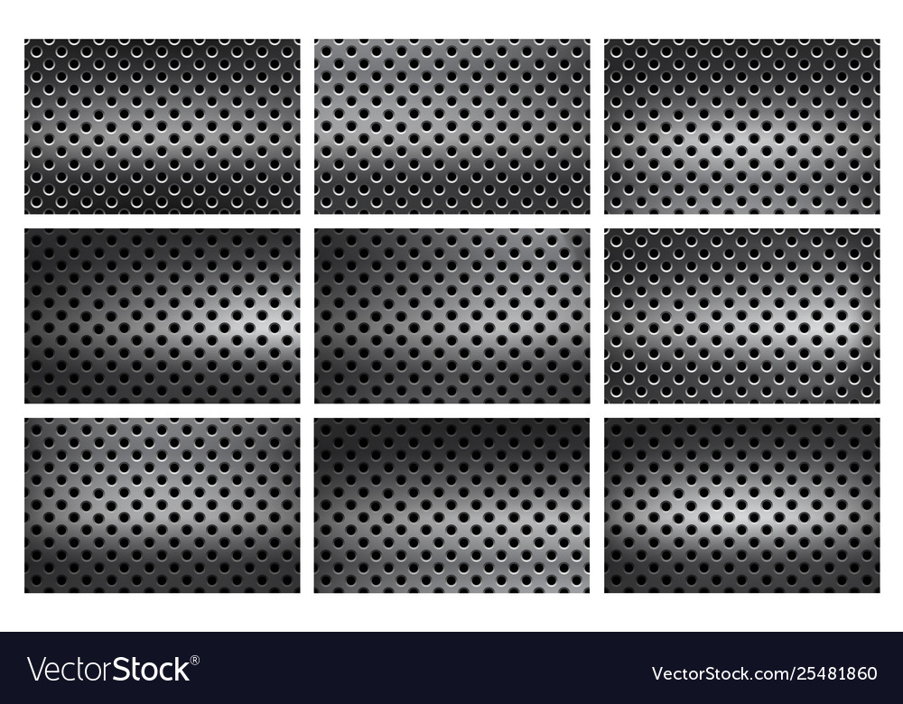 Set seamless pattern background with holes in Vector Image