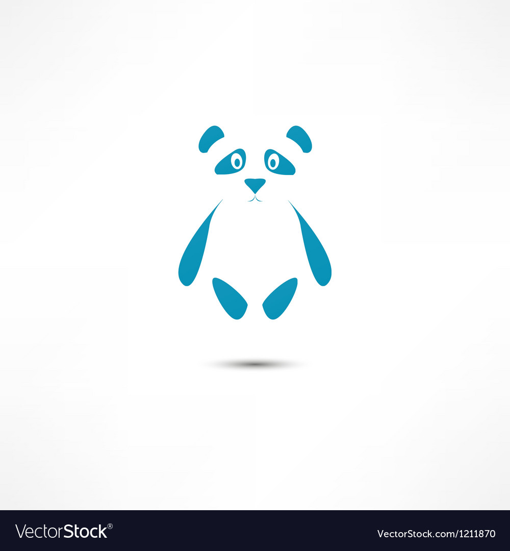 Panda icon Royalty Free Vector Image - VectorStock
