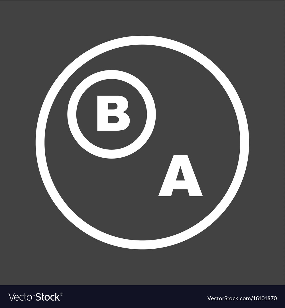 Subsets Royalty Free Vector Image - VectorStock