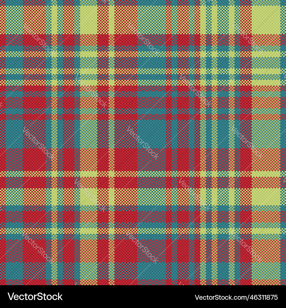 Background check texture tartan fabric seamless Vector Image
