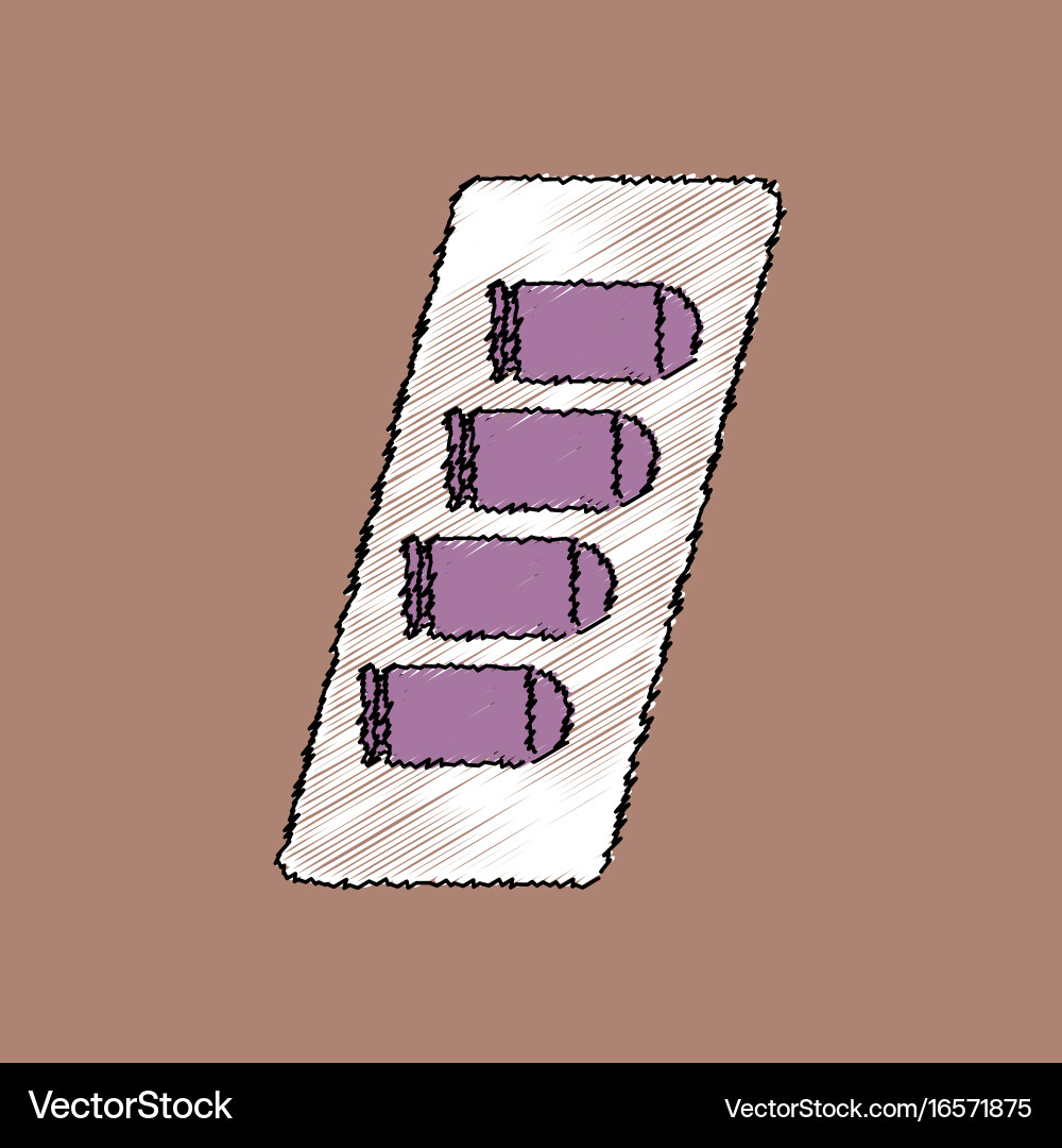 Flat shading style icon bullets in magazine Vector Image
