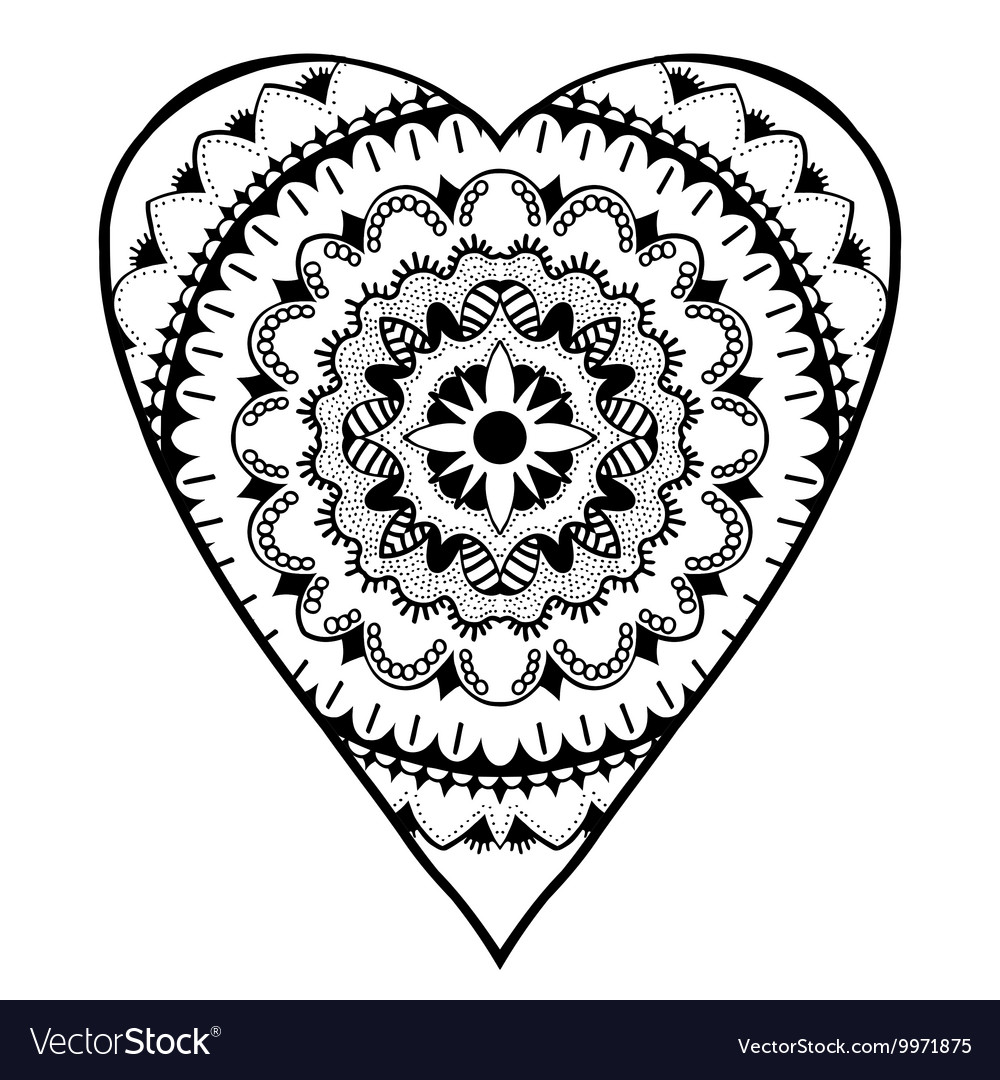 Heart shaped pattern Royalty Free Vector Image