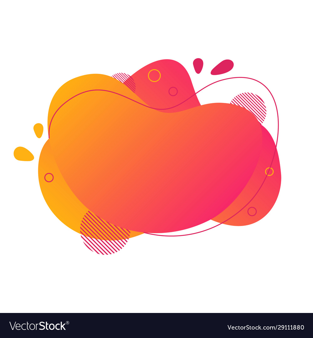 Abstract fluid design element Royalty Free Vector Image