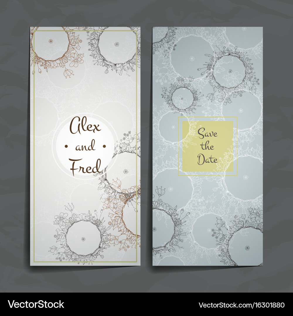 Set design templates business card Royalty Free Vector Image