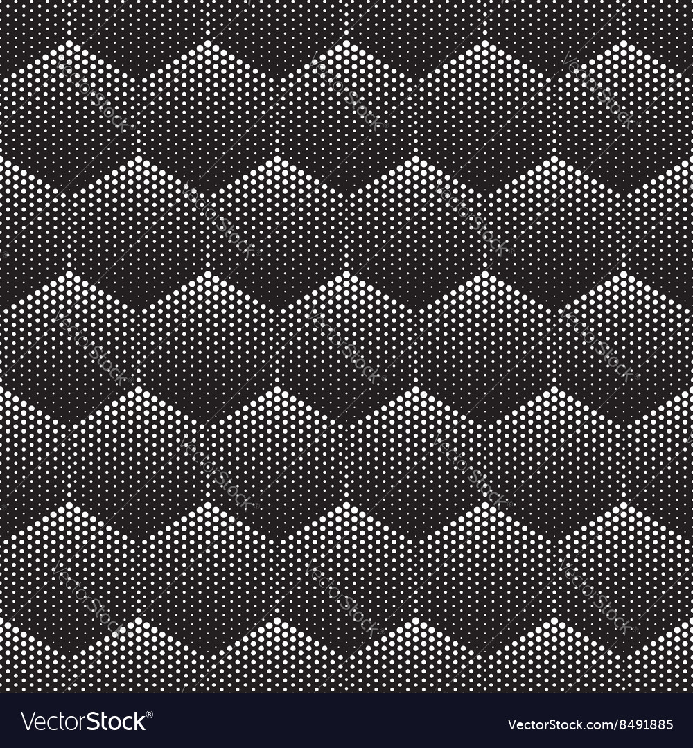 Halftone seamless pattern Royalty Free Vector Image