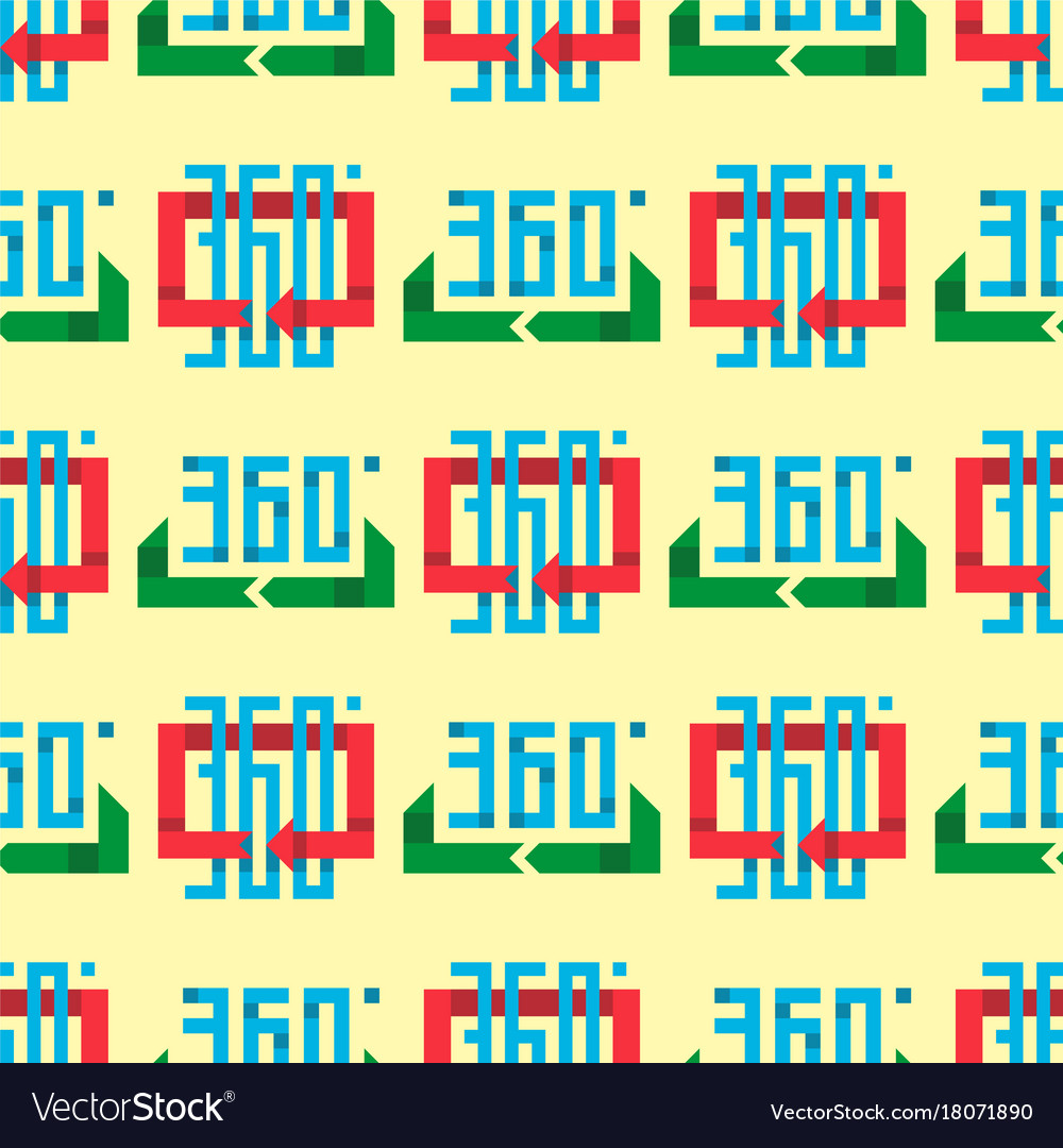 Angle 360 degrees web shape mark Royalty Free Vector Image