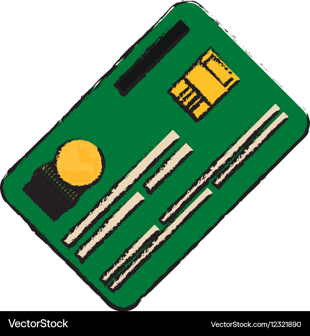 Bank credit card Royalty Free Vector Image - VectorStock