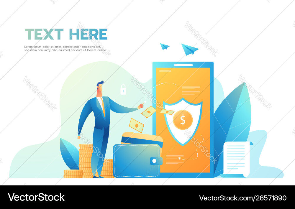 Concept worldwide money transfer Royalty Free Vector Image