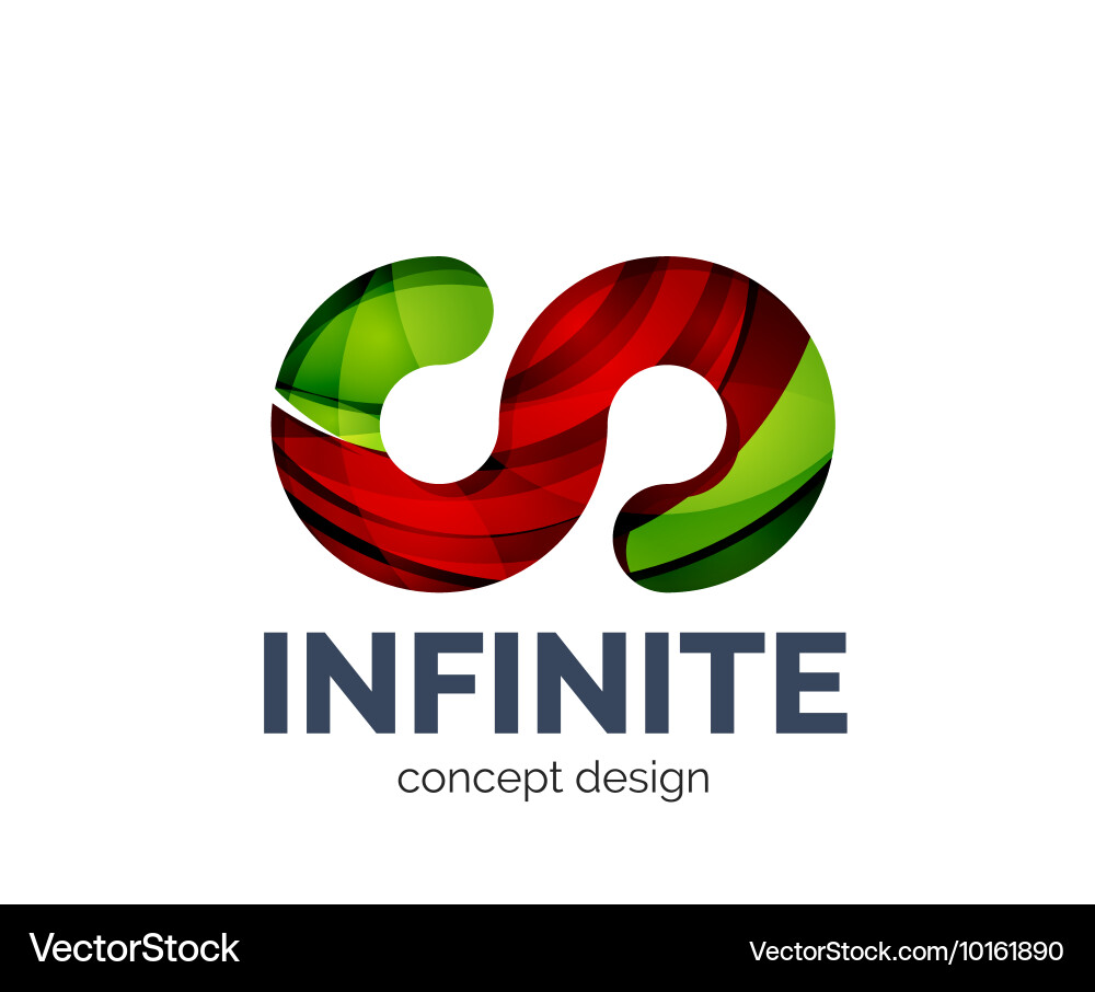 Infinite logo business branding icon Royalty Free Vector