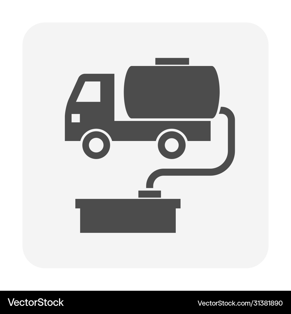 Oil truck icon Royalty Free Vector Image - VectorStock