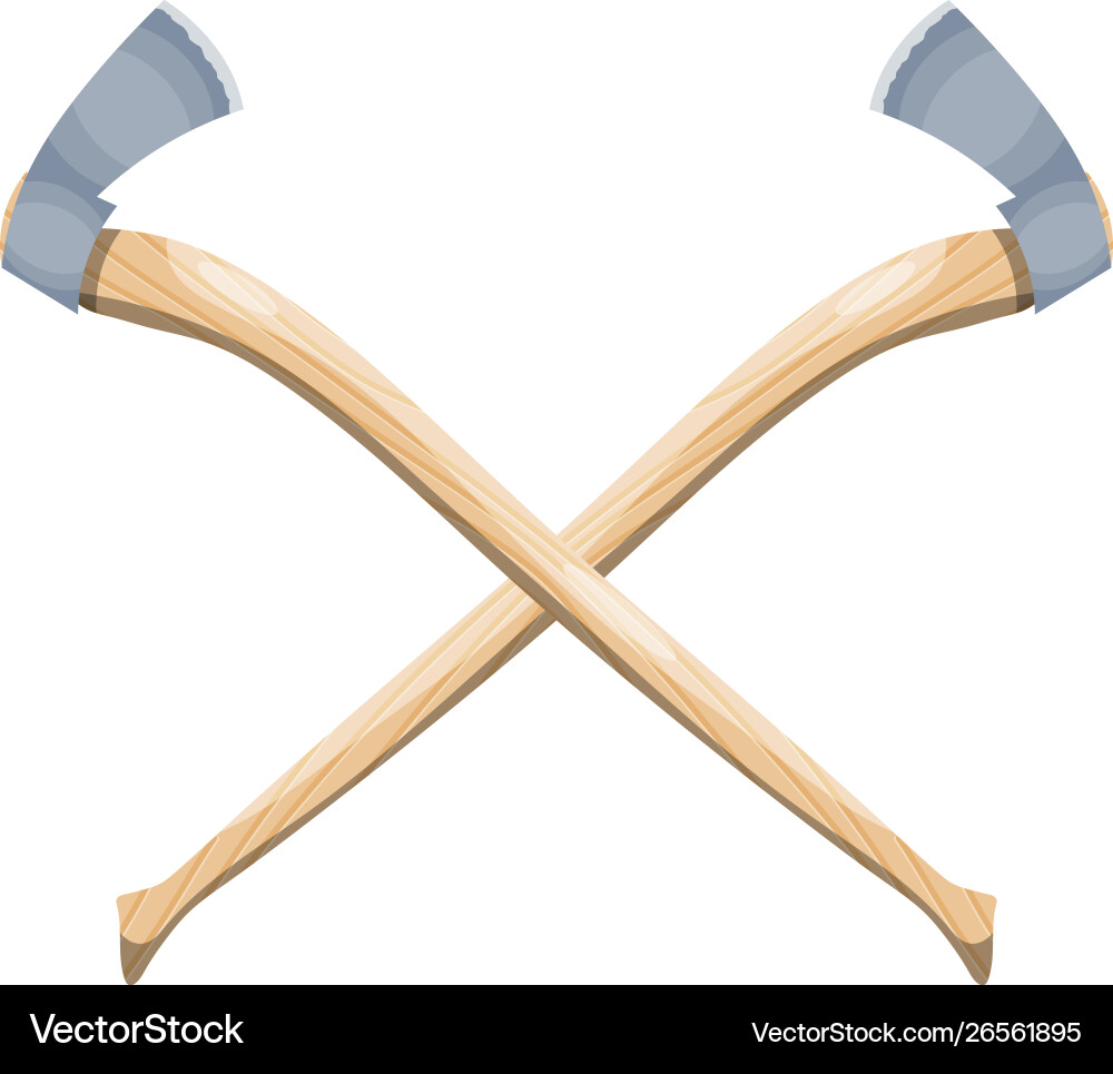 Color image two crossed axes on a white Royalty Free Vector