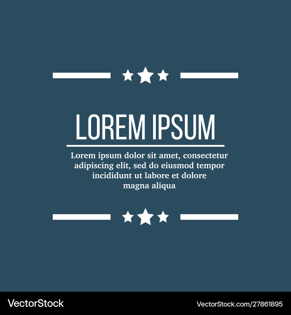 Quote abstract geometric background and place Vector Image