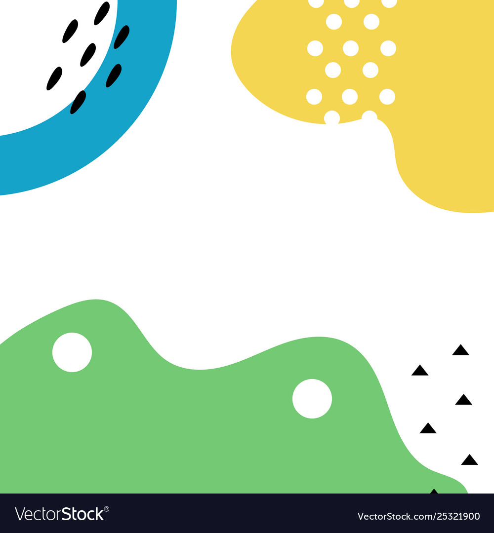 Collage background creative header with different Vector Image