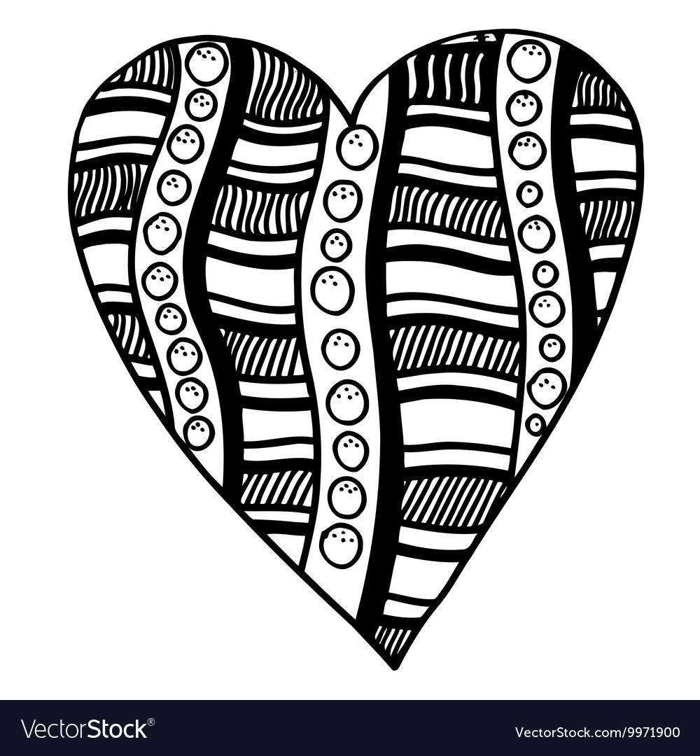 Heart shaped pattern Royalty Free Vector Image