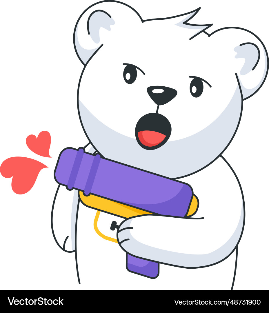 Love gun Royalty Free Vector Image - VectorStock