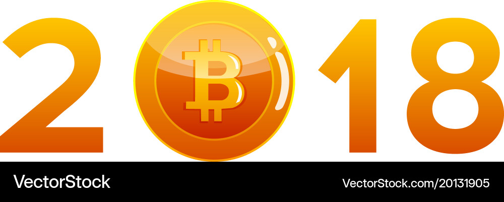 Bitcoin cryptocurrency coin icon of virtual Vector Image