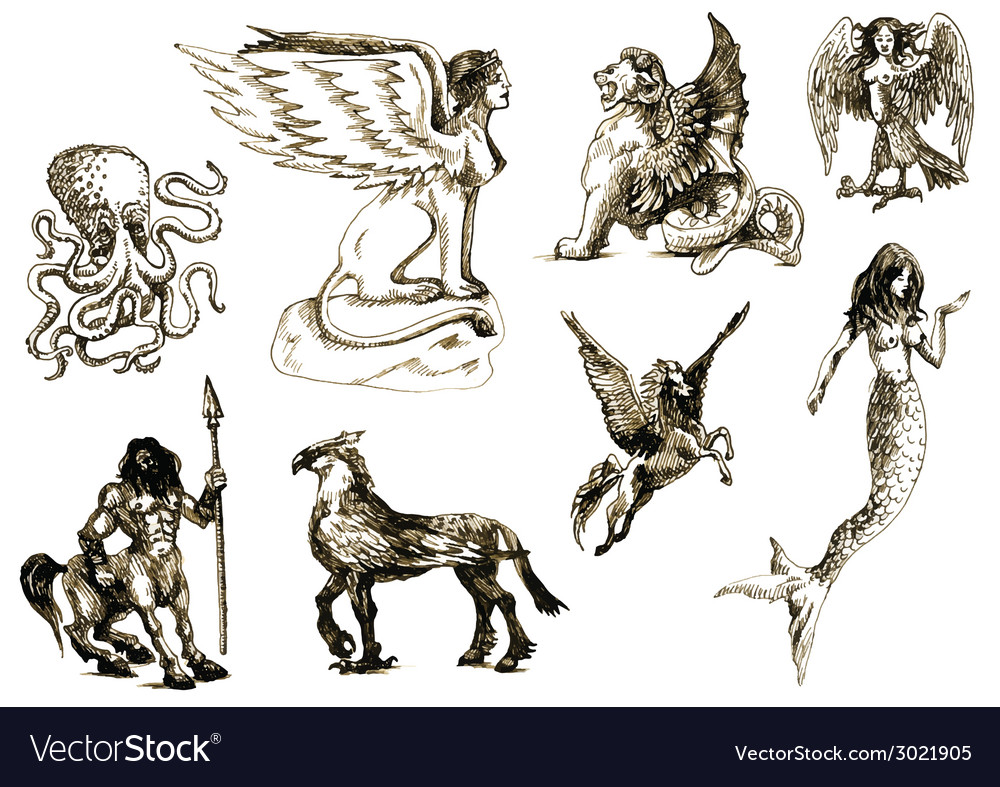 Creatures Royalty Free Vector Image - VectorStock