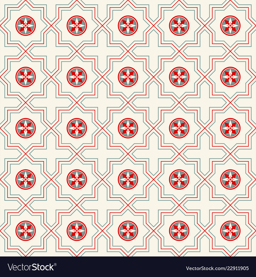 Decorative seamless pattern Royalty Free Vector Image