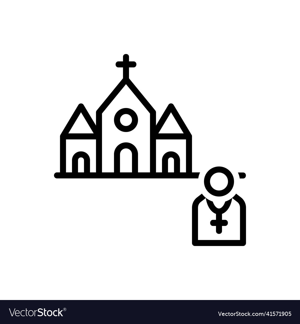 Priest Royalty Free Vector Image - VectorStock