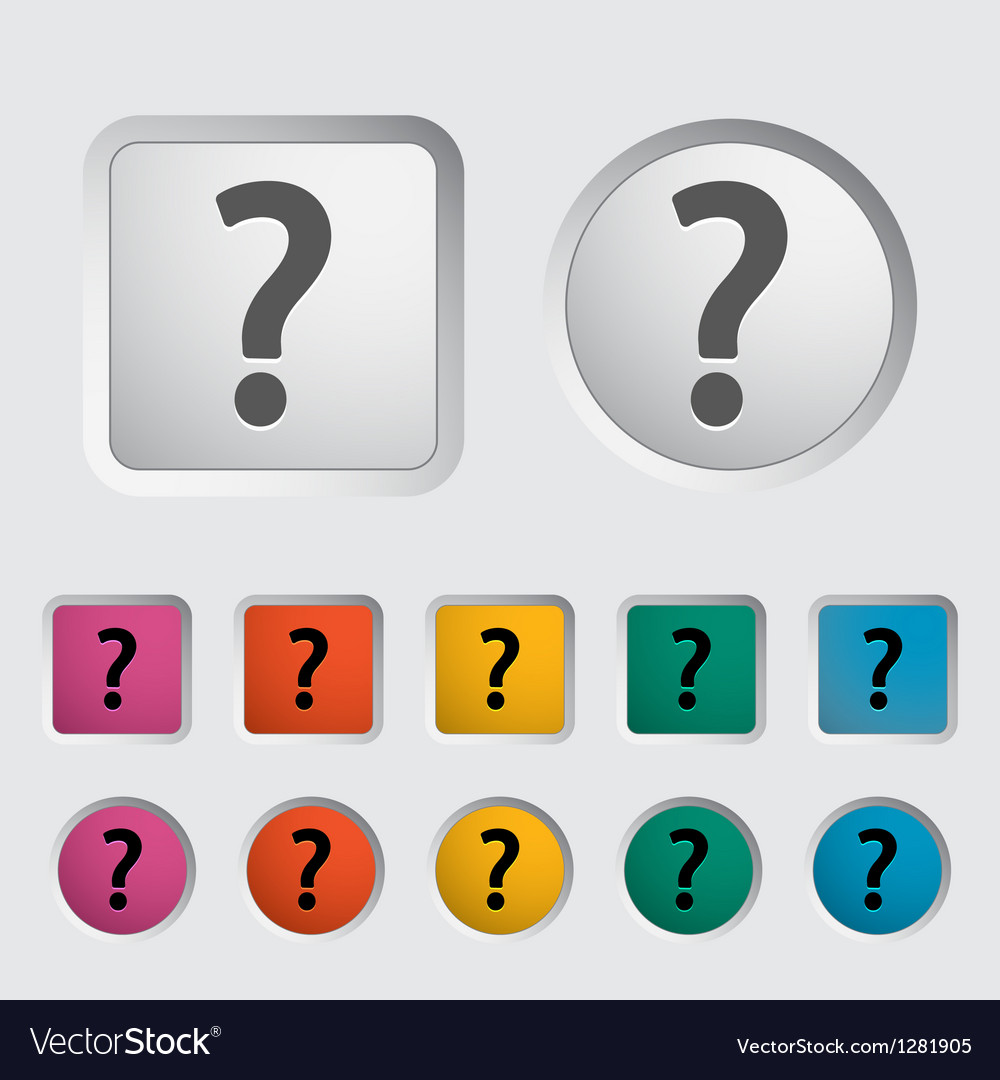 Question mark Royalty Free Vector Image - VectorStock
