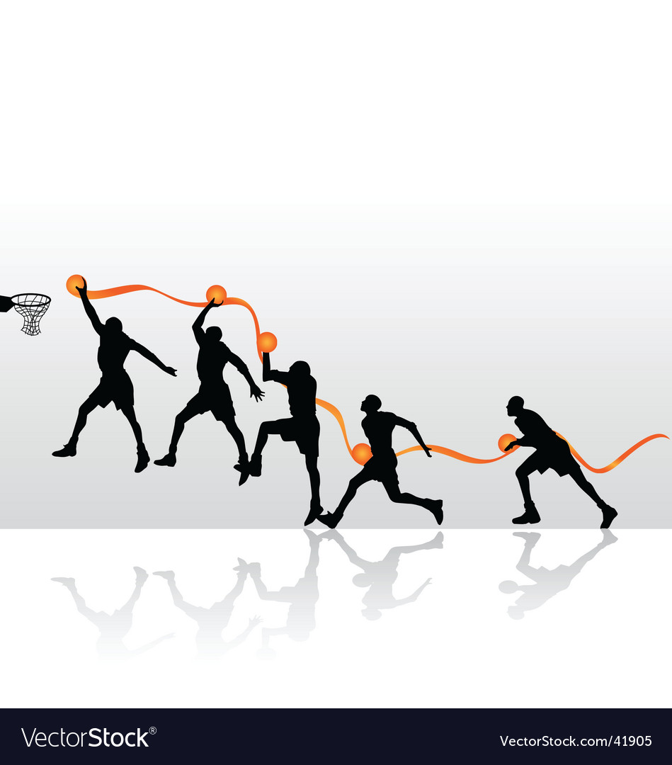 Slam dunk Royalty Free Vector Image - VectorStock