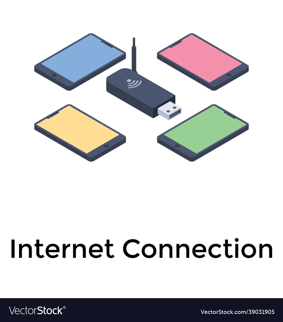 Wireless network Royalty Free Vector Image - VectorStock