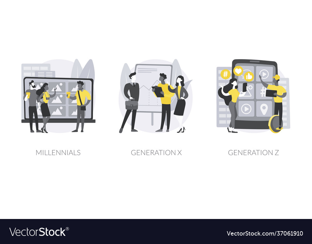 Generational change abstract concept Royalty Free Vector Generational change abstract concept Royalty Free Vector