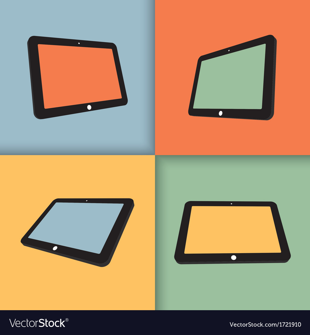 Tablets Royalty Free Vector Image - VectorStock