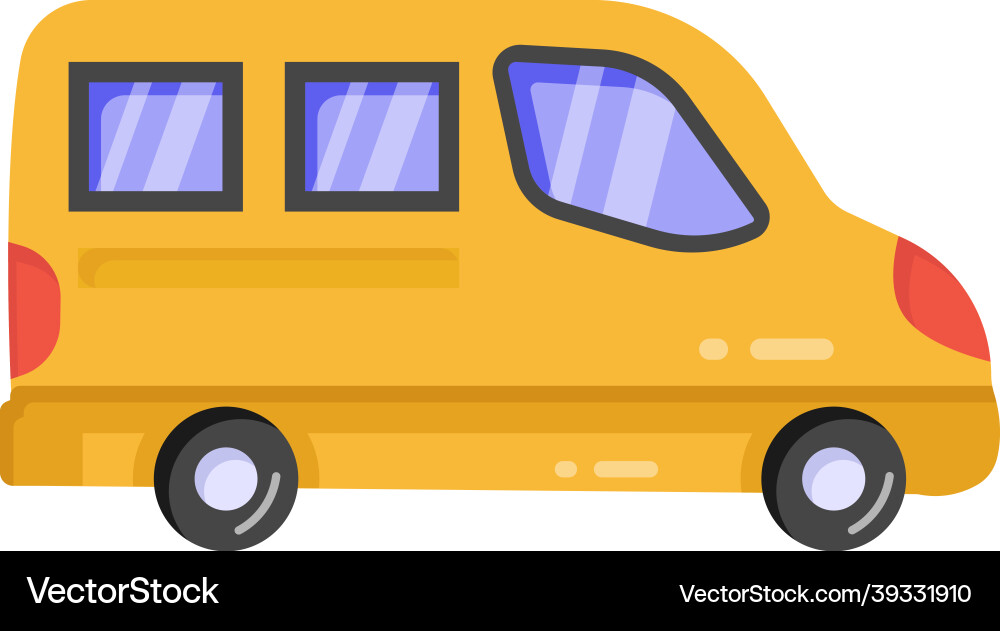 Van Royalty Free Vector Image - VectorStock