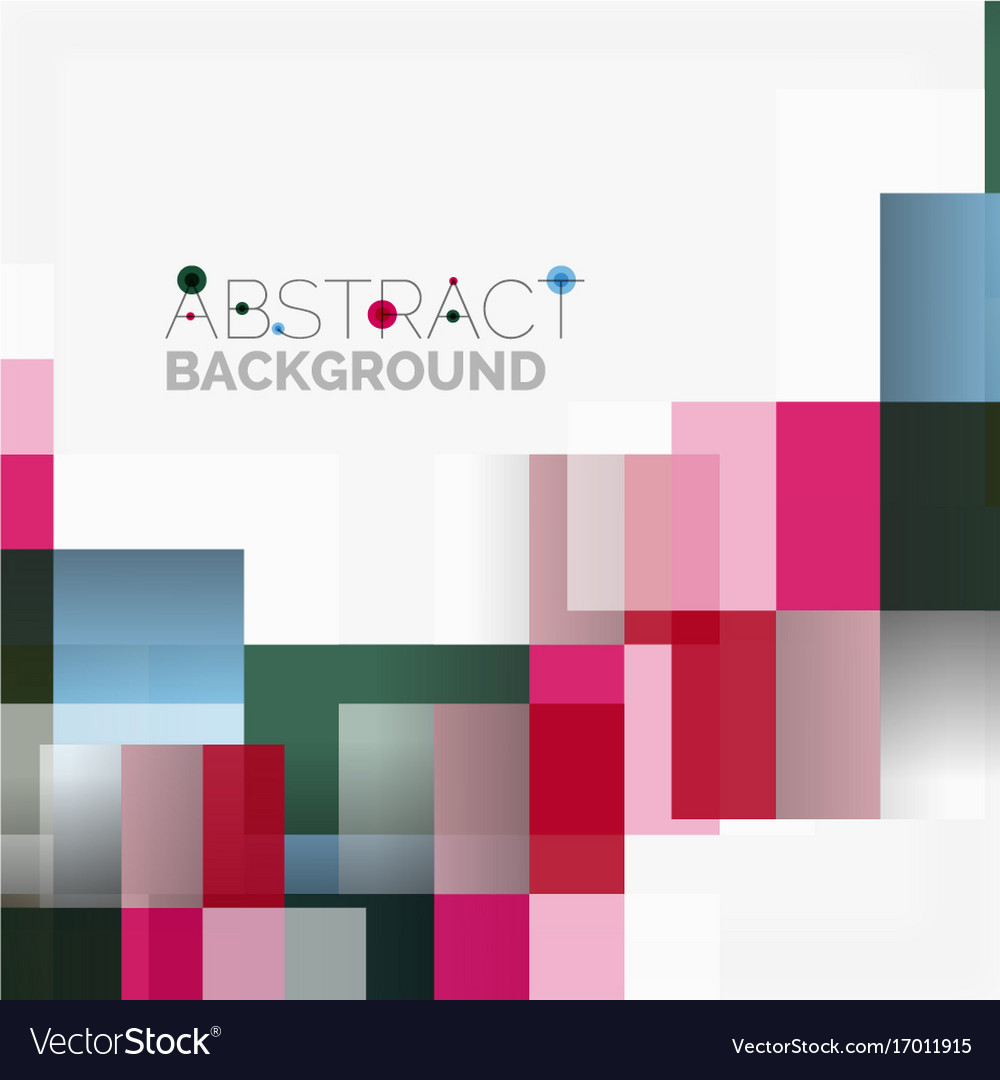Abstract blocks template design background simple Vector Image