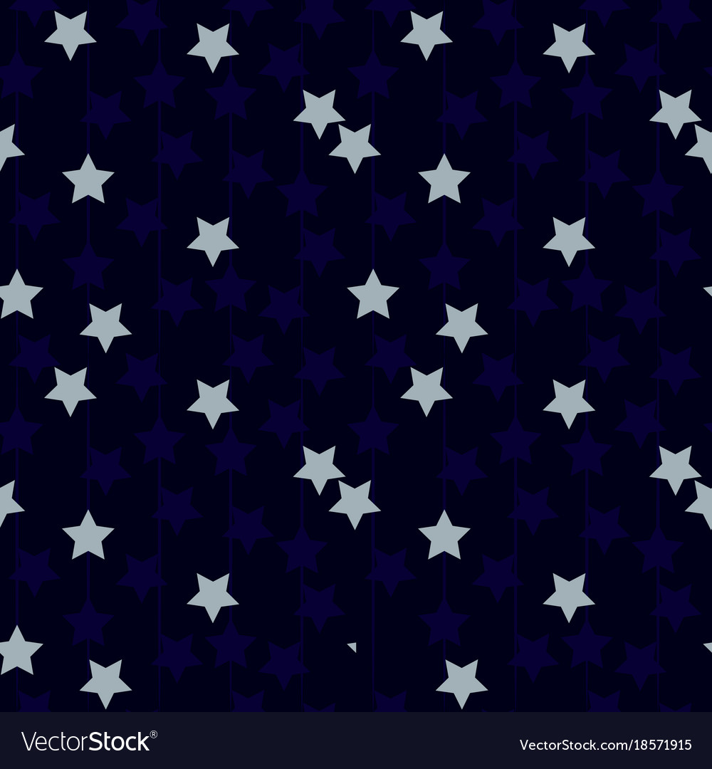 Star line seamless pattern Royalty Free Vector Image