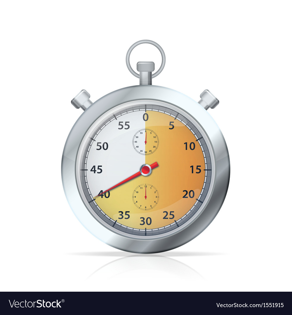 Stopwatch Royalty Free Vector Image - VectorStock