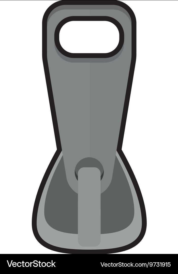 Zip icon cloth and tailor design graphic Vector Image