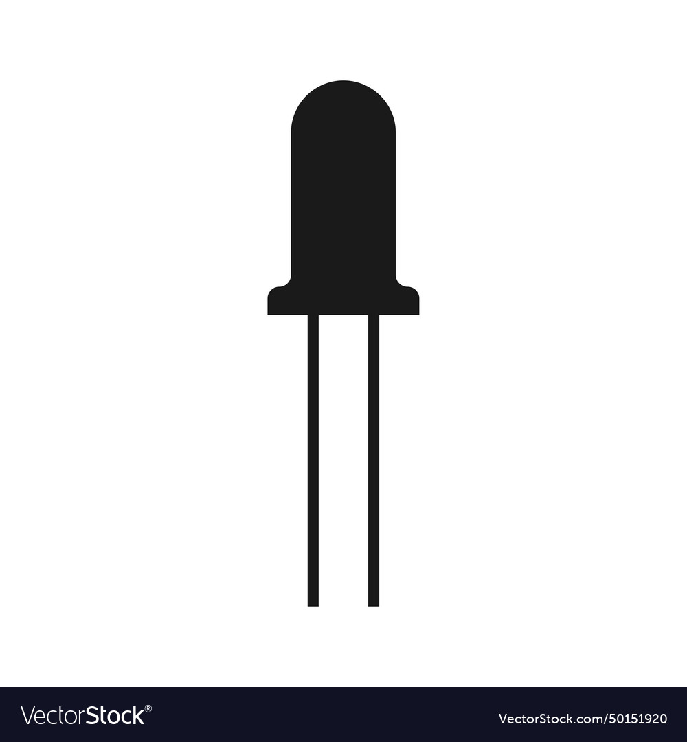Led light icon Royalty Free Vector Image - VectorStock