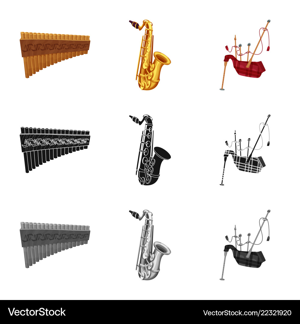 Music and tune icon set Royalty Free Vector Image