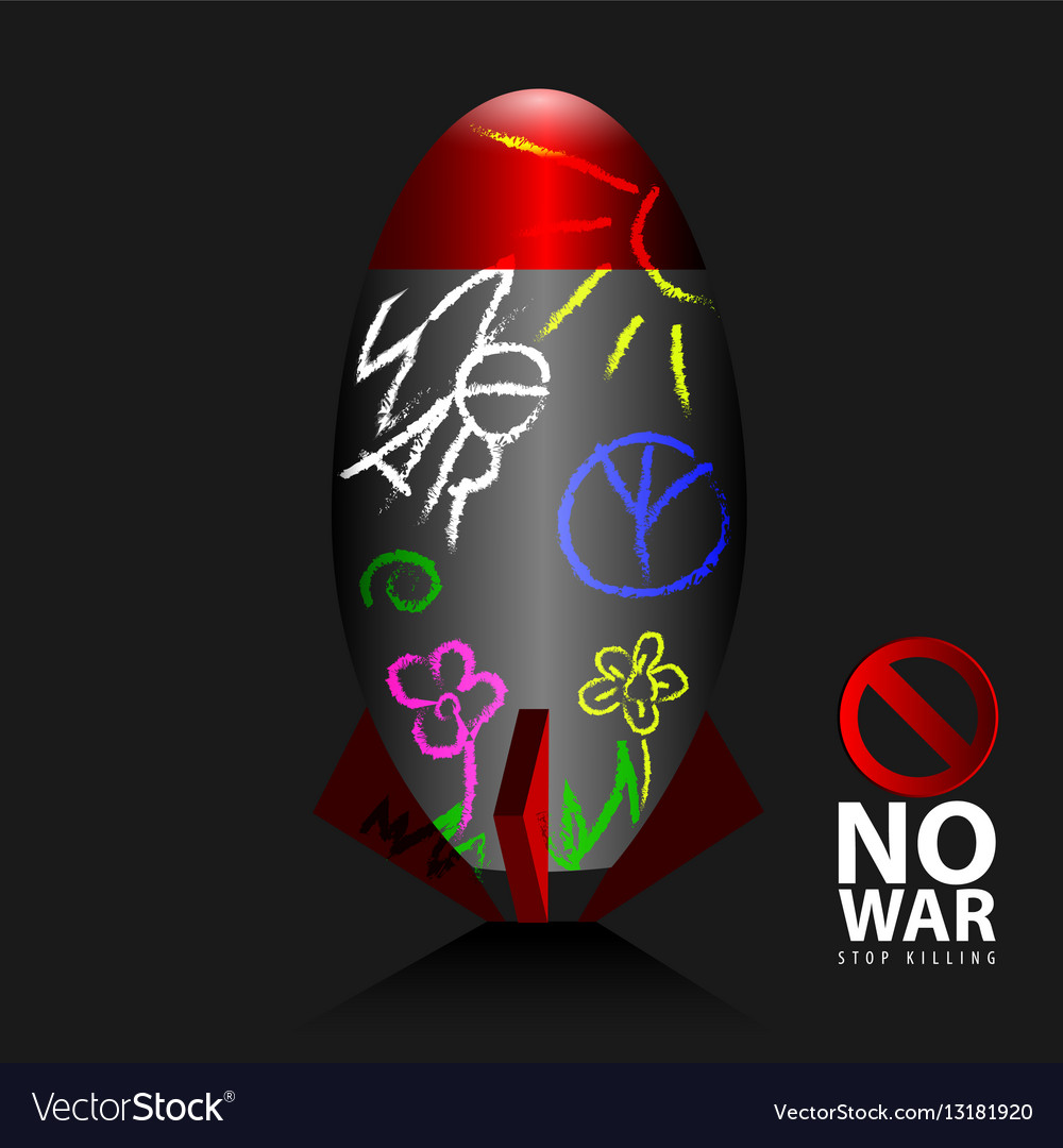 Stop war Royalty Free Vector Image - VectorStock