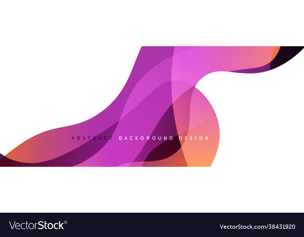 Trendy simple fluid color gradient abstract Vector Image