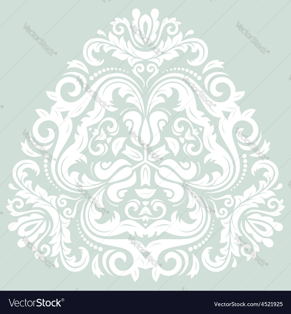 Damask orient pattern Royalty Free Vector Image